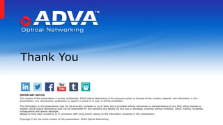 Introducing the ADVA FSP 150-GE110 Pro Series | PDF