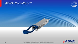 Introducing the ADVA MicroMux™ | PDF