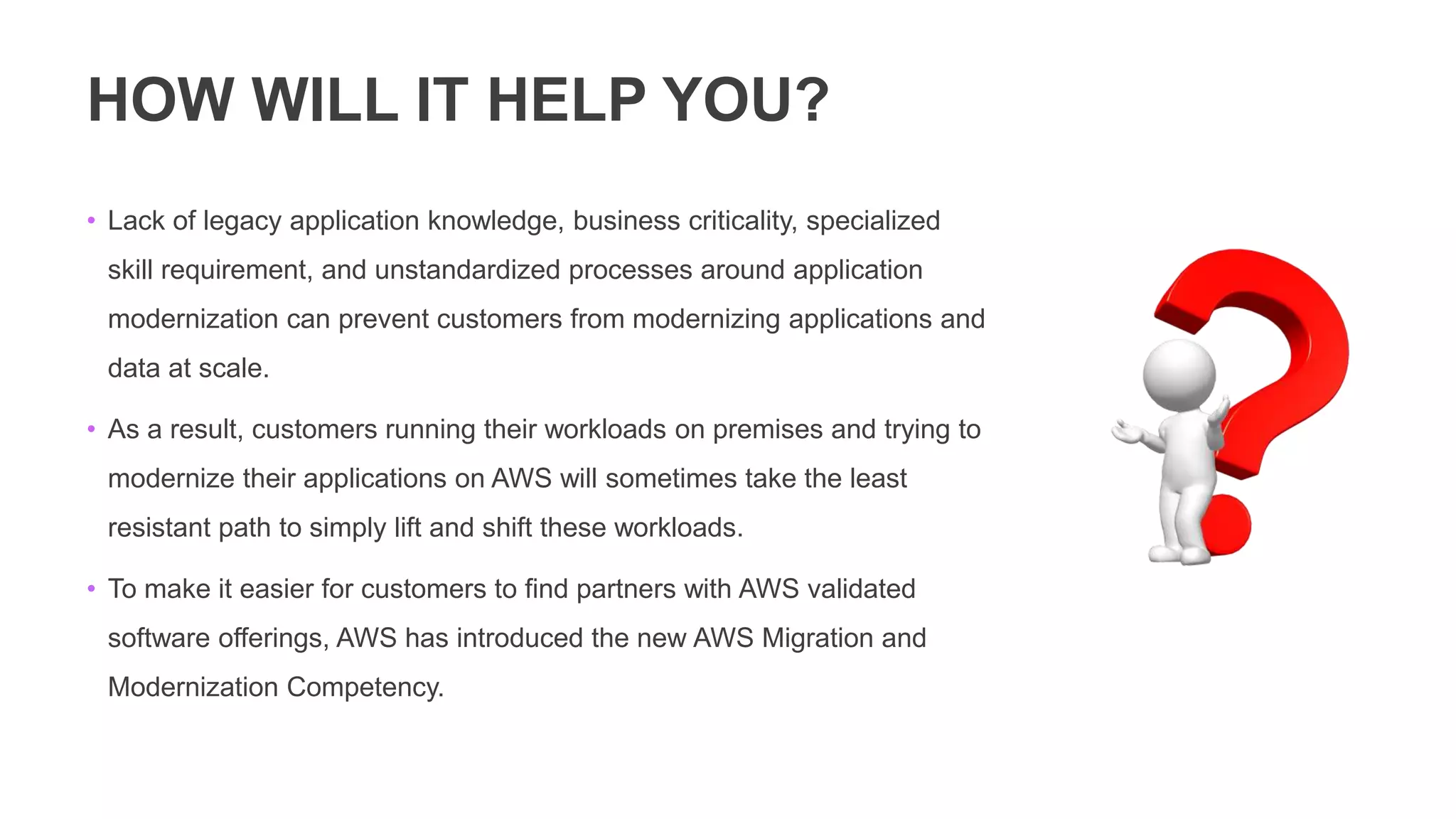 Introducing the aws migration and modernization competency | PPTX