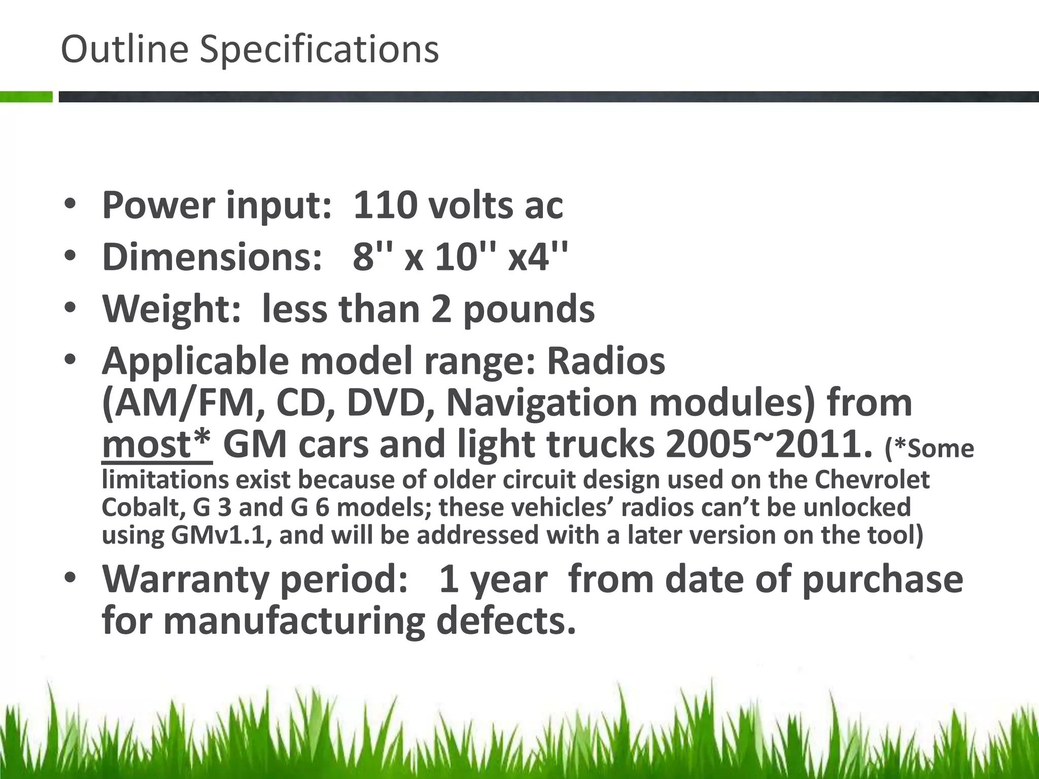 Radio Re-Set Tool | PPTX
