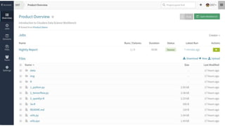 Part 1: Introducing the Cloudera Data Science Workbench | PPTX