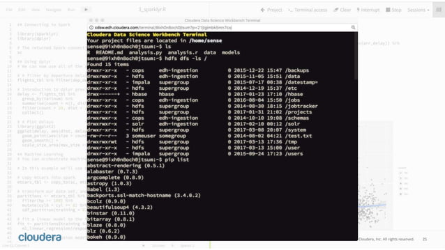 Part 1: Introducing the Cloudera Data Science Workbench | PPTX