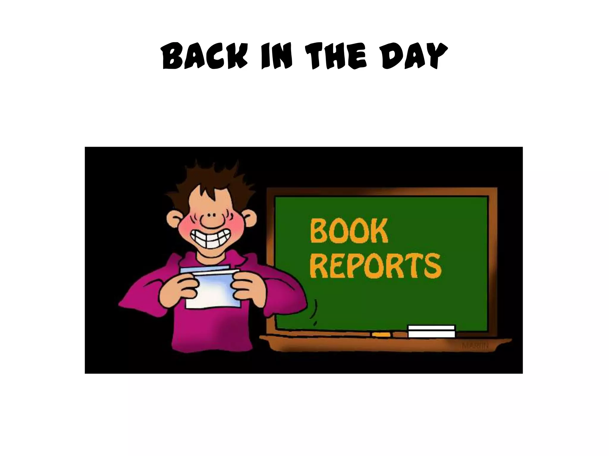 Introducing the digital book report | PPT