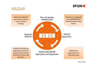 Introducing the EFQM model | PDF