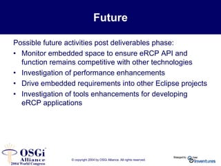 Introducing the Embedded Rich Client Platform (eRCP) - Jim Robbins, IBM | PPT
