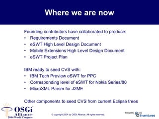 Introducing the Embedded Rich Client Platform (eRCP) - Jim Robbins, IBM | PPT