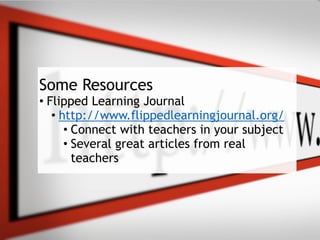 Introducing the flipped classroom! | PPT