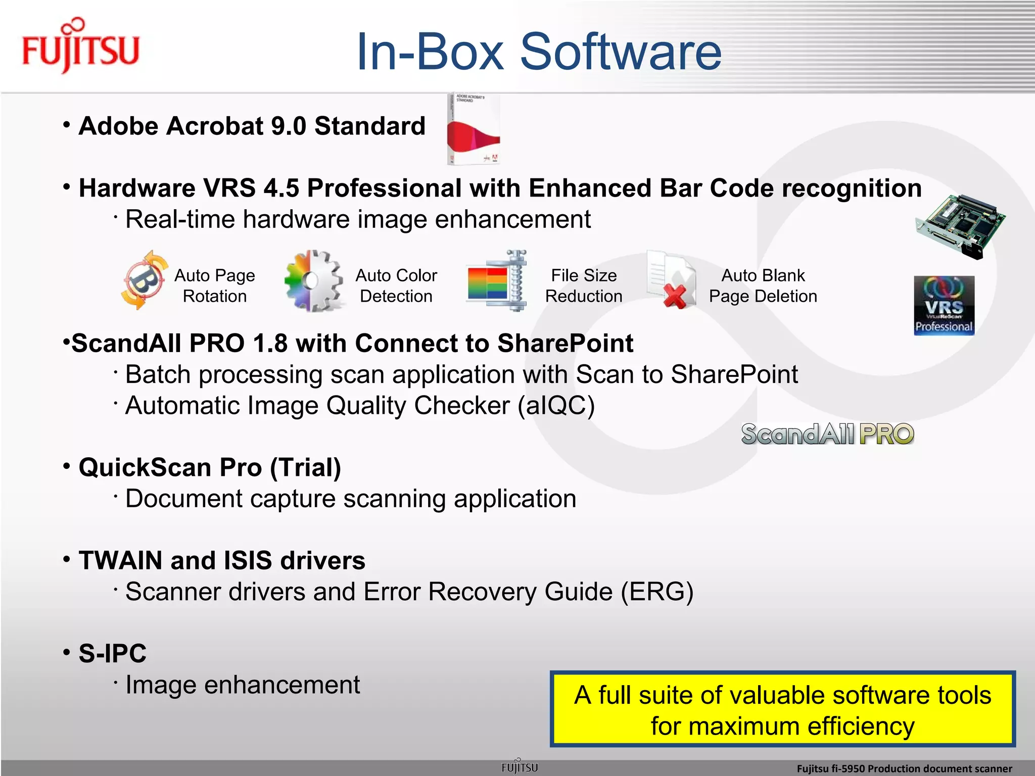 Introducing the Fujitsu fi-5950 Production Document Scanner | PPT