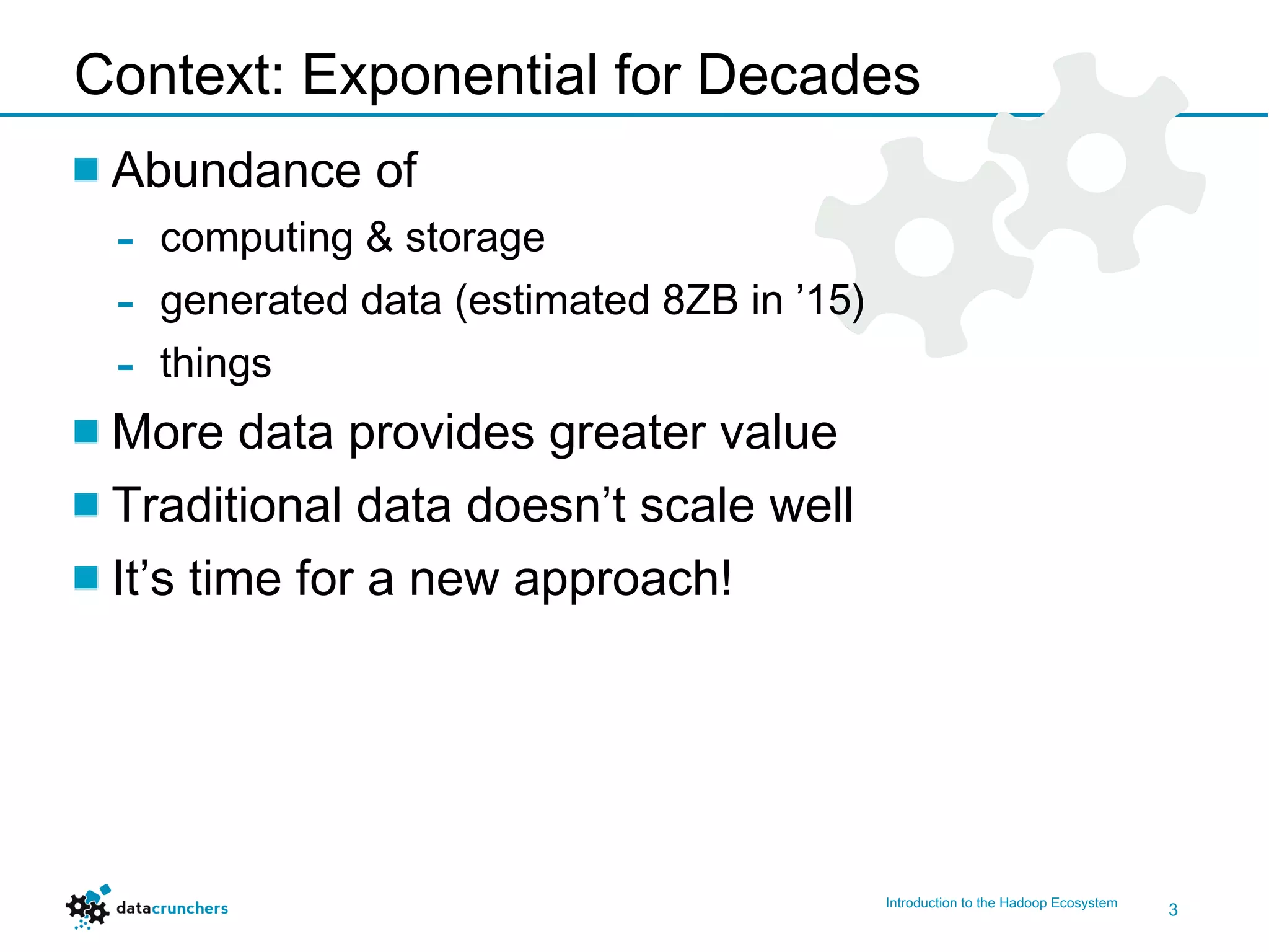 Introducing The Hadoop Ecosystem Ppt Computing Technology And Computing