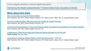 Introducing the Health Catalyst Monitor™ Patient Safety Suite ...