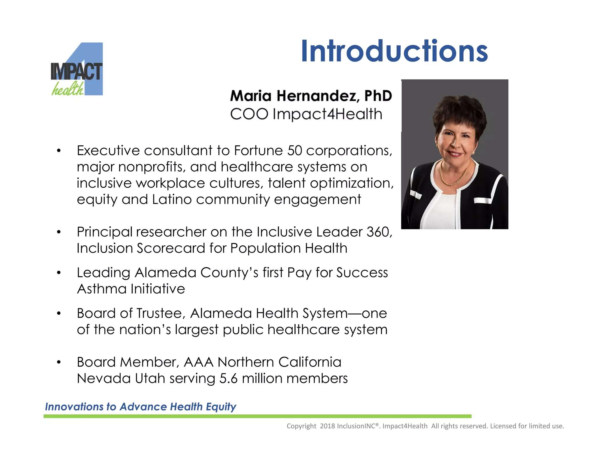 Introducing the Inclusion Scorecard for Population Health | PDF