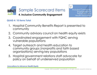 Introducing the Inclusion Scorecard for Population Health | PDF