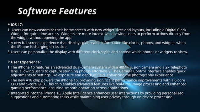 "Introducing the Future: iPhone 16 Unveiled" | PPTX