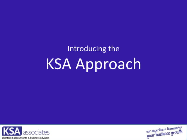 Introducing the ksa approach | PPT