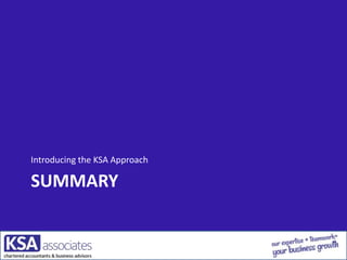 Introducing the ksa approach | PPT