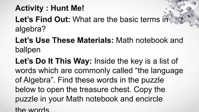 INTRODUCING THE LANGUAGE OF ALGEBRA.pptx