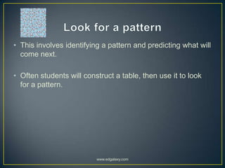 Introducing the maths toolbox to students | PPTX