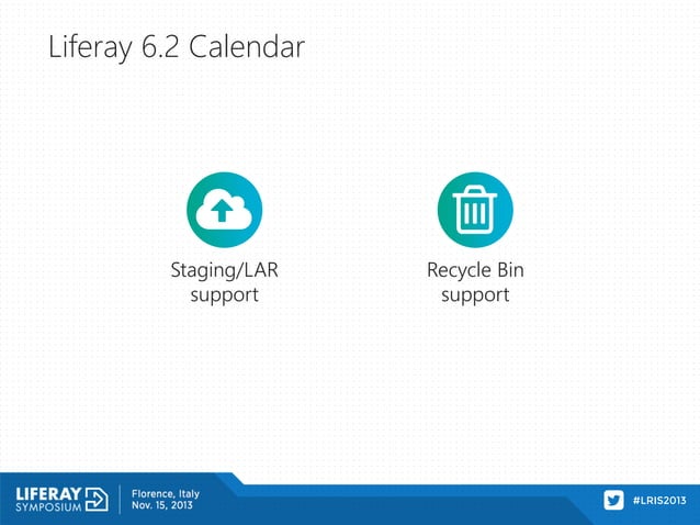 Introducing the new calendar app in liferay 6.2 | PPT