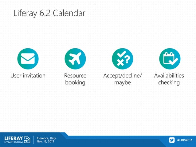 Introducing the new calendar app in liferay 6.2 | PPT