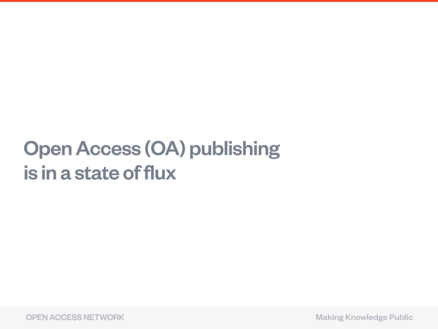 Introducing the Open Access Network ARCS 2015 | PPT