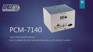 Introducing the PCM-7140 | PPT