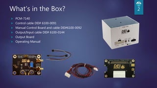 Introducing the PCM-7140 | PPTX | Computer Peripherals | Computing