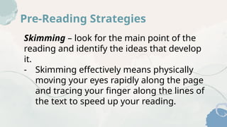 INTRODUCING THE READING PROCESS AND READING STRATEGIES. RAWS.pptx