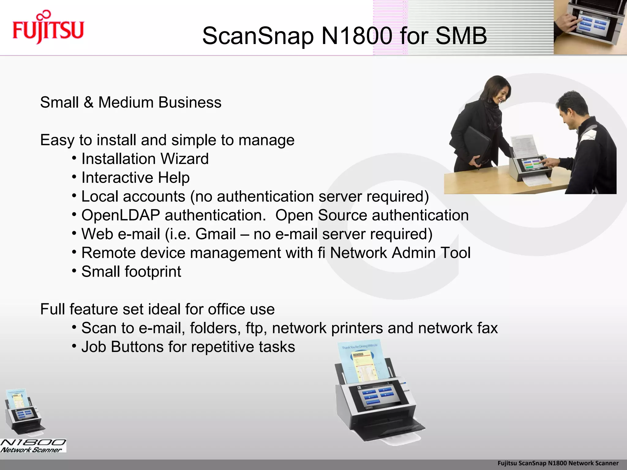 Introducing the ScanSnap N1800 network scanner | PPT