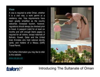 Introducing The Sultanate Of Oman | PDF