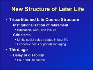 Introducing the third age a successful alternative to the ...