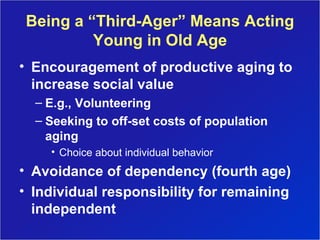 Introducing the third age a successful alternative to the ...