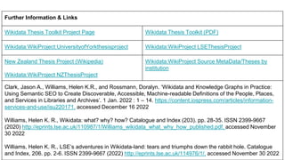 An introduction to the Wikidata Thesis Toolkit / Helen Williams (London ...