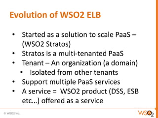 Introducing the WSO2 Elastic Load Balancer | PPT
