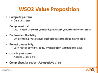 Introducing the WSO2 Platform | PPTX