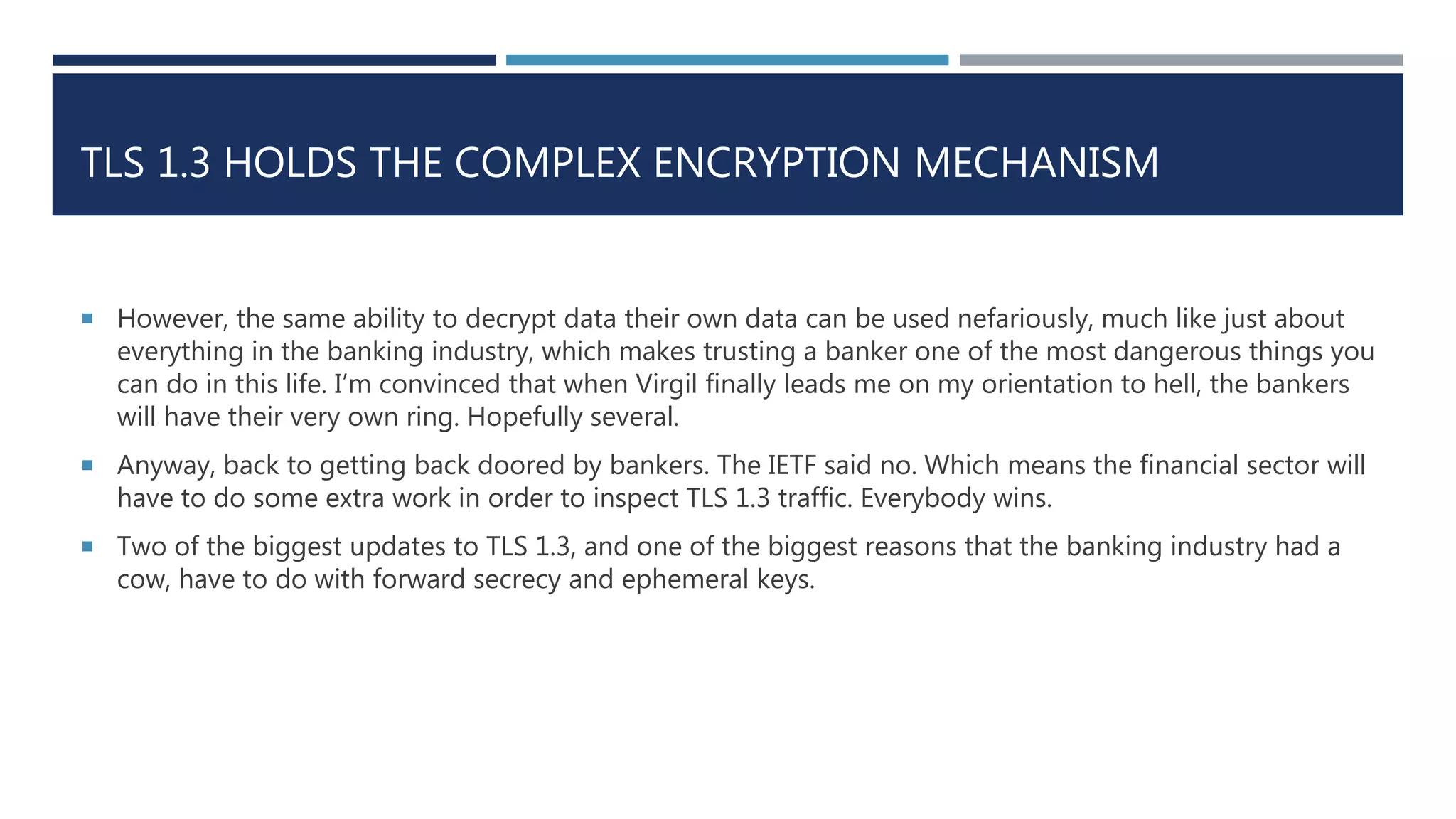 Introducing TLS 1.3 – The future of Encryption | PPT