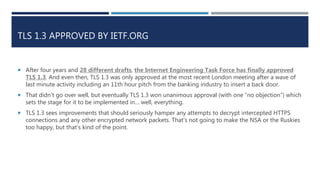 Introducing TLS 1.3 – The future of Encryption | PPT