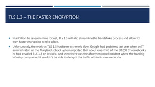 Introducing TLS 1.3 – The future of Encryption | PPT