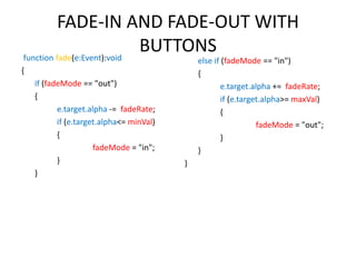 Introducing to AS3.0 programming | PPTX