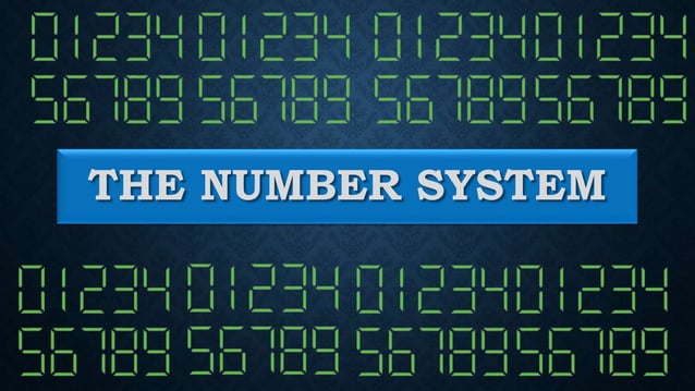 Introducing to number system | PPT