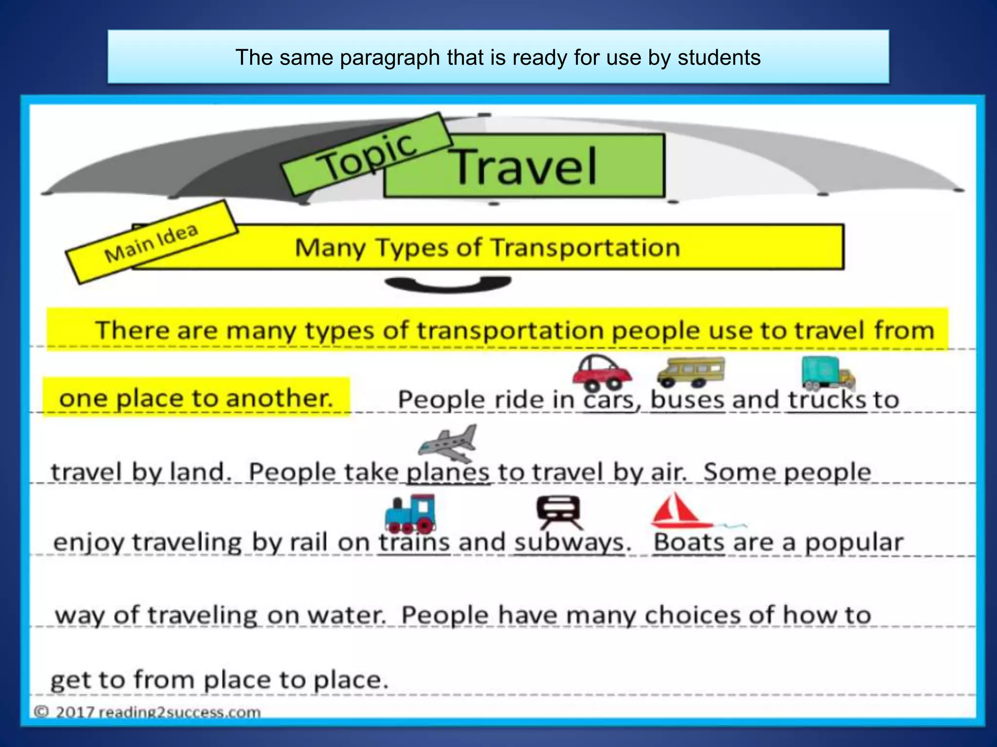 Introducing Topic and Main Idea | PPTX