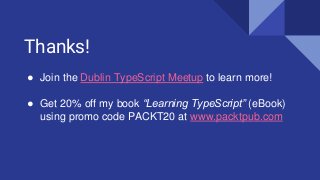 Introducing type script | PPTX | Web Development | Internet
