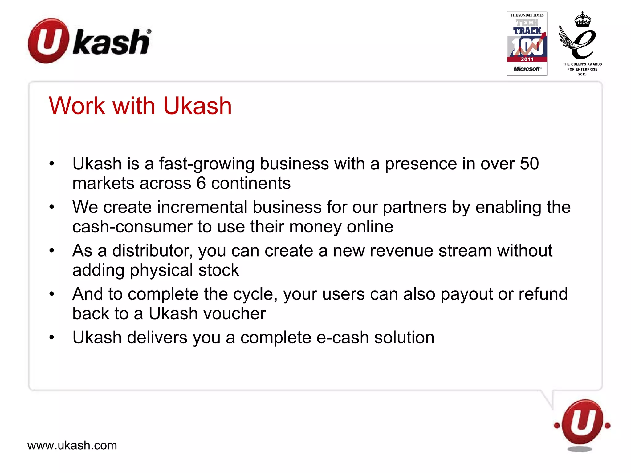 Introducing Ukash | PPT