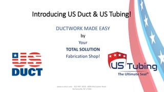 Introducing US Duct's Service and Product Line | PPTX
