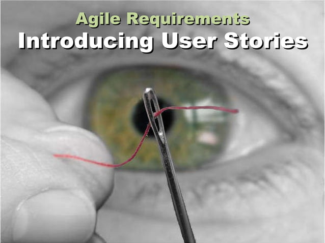 Introducing Agile User Stories Ppt
