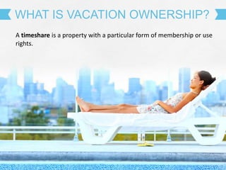 Introducing Vacation Ownership | PPT