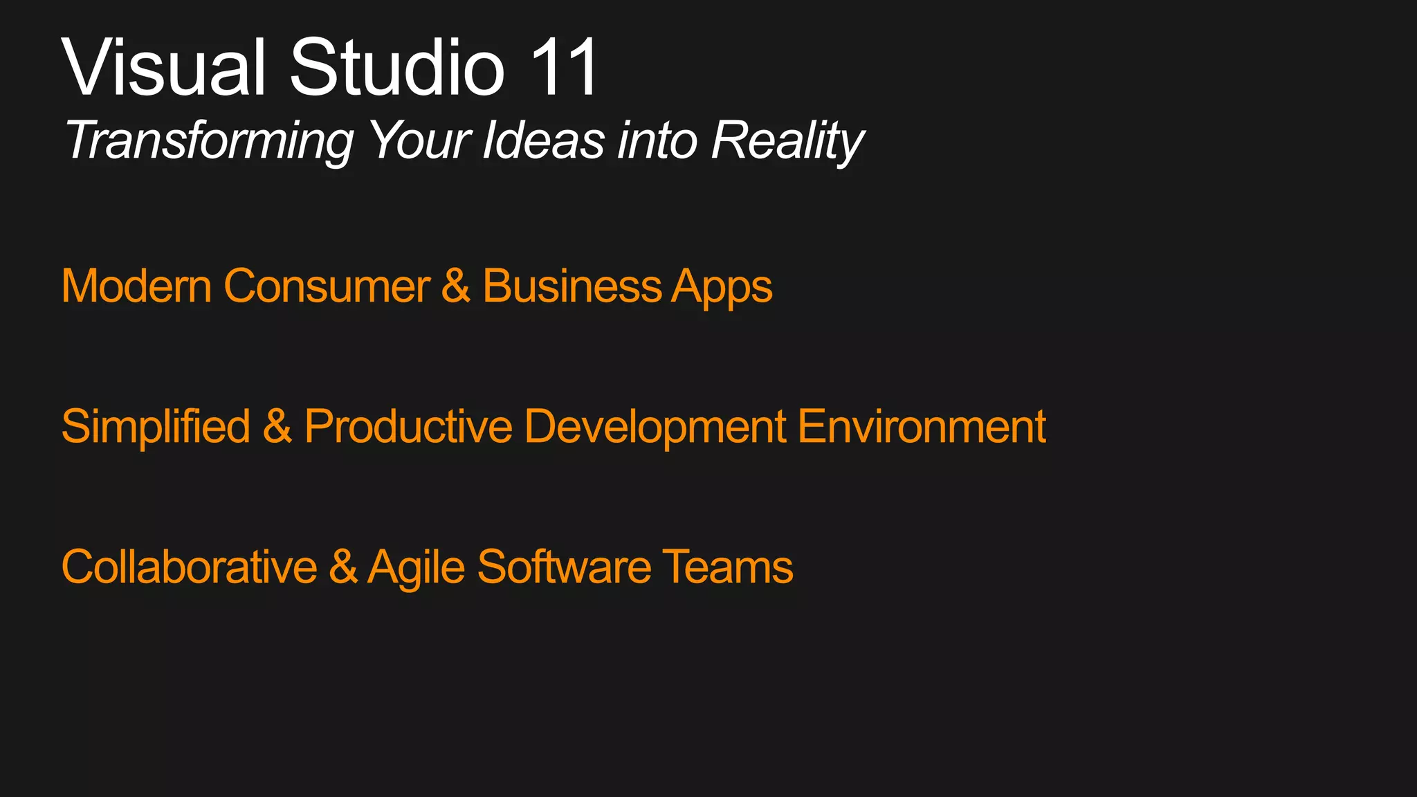 Lap Around Visual Studio 11 and Team Foundation Server 11 Beta | PPTX | Shareware and Freeware ...