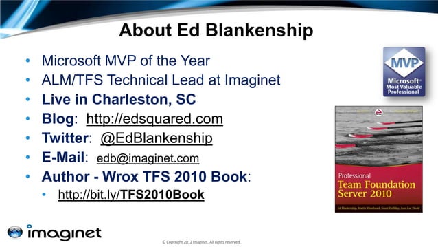 Lap Around Visual Studio 11 and Team Foundation Server 11 Beta | PPT