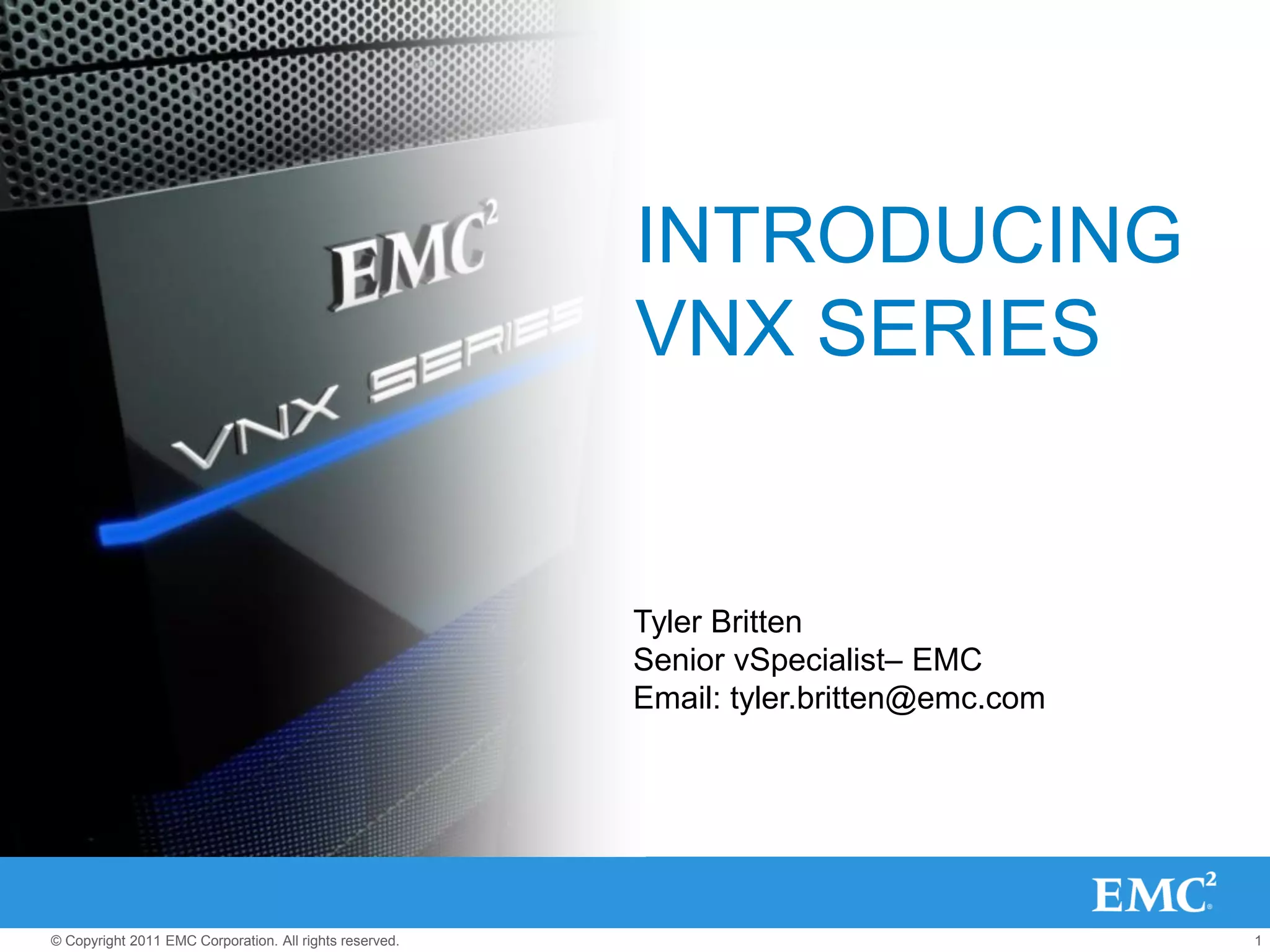 Introducing VNX Series | PDF