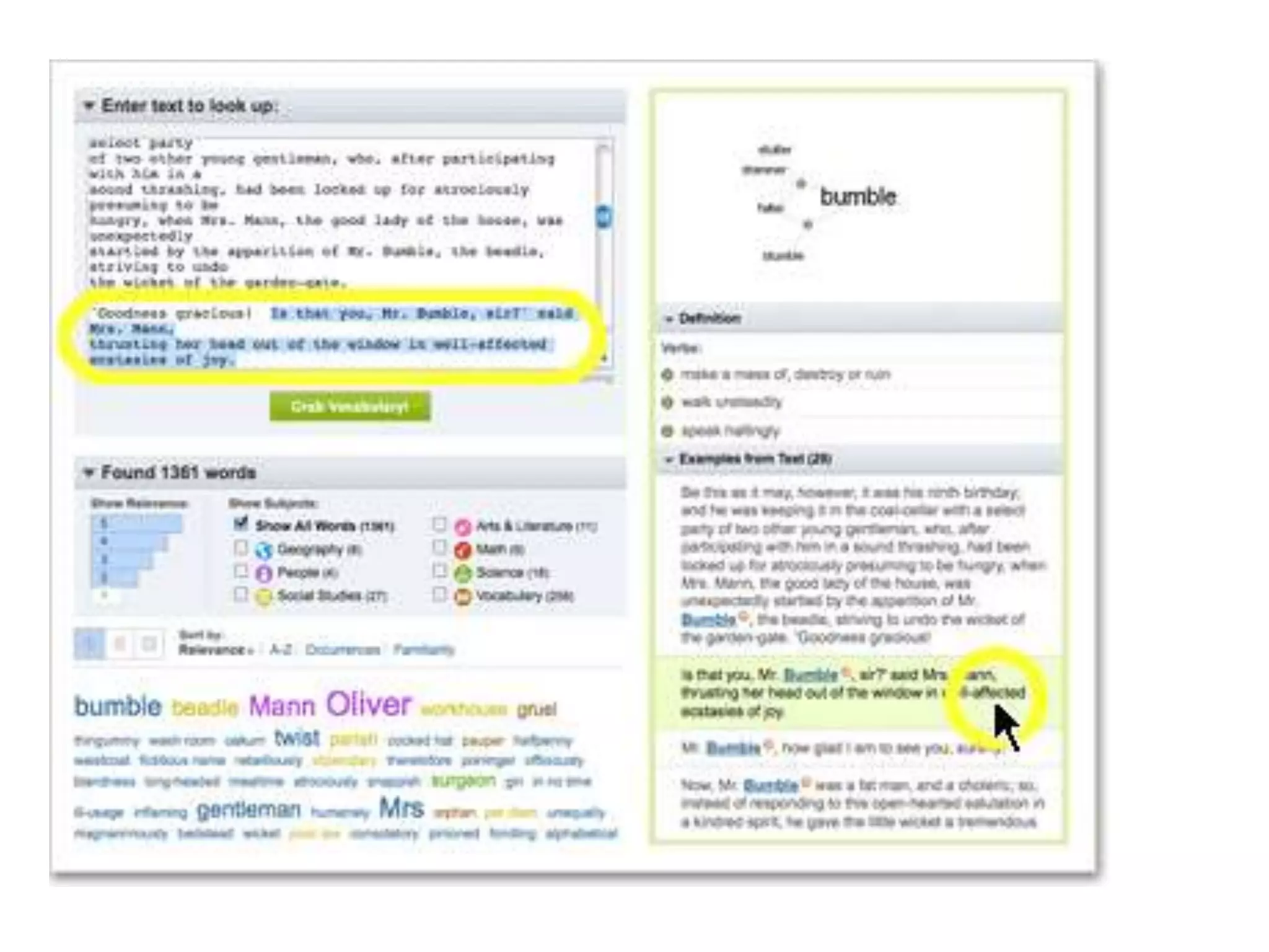 Introducing vocabulary tool on the web | PPT