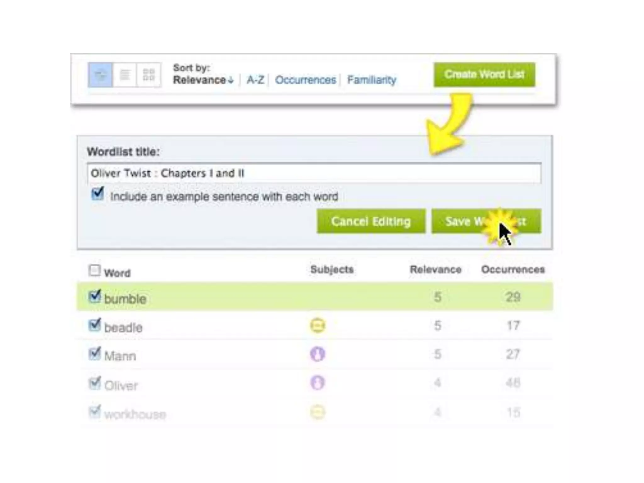 Introducing vocabulary tool on the web | PPT
